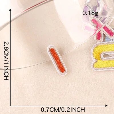 Вышитые буквы для рукоделия Story Белый, L