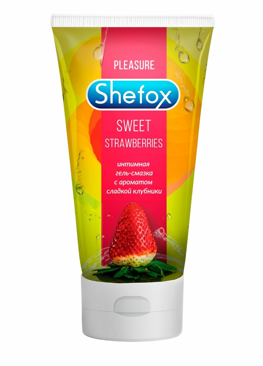 Shefox Интимная гель-смазка Shefox «Сладкая клубника» - 50 мл. На водной основе