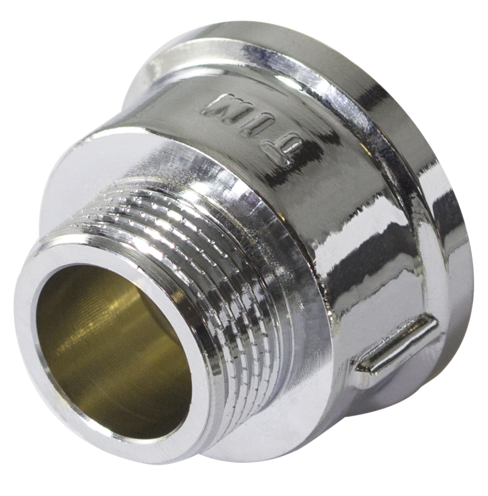 Переходник 1/2х3/4 дюйма хромированный