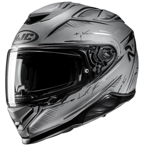 Мотошлем интегральный HJC RPHA 71 TETH MC5SF, серый черный, размер L