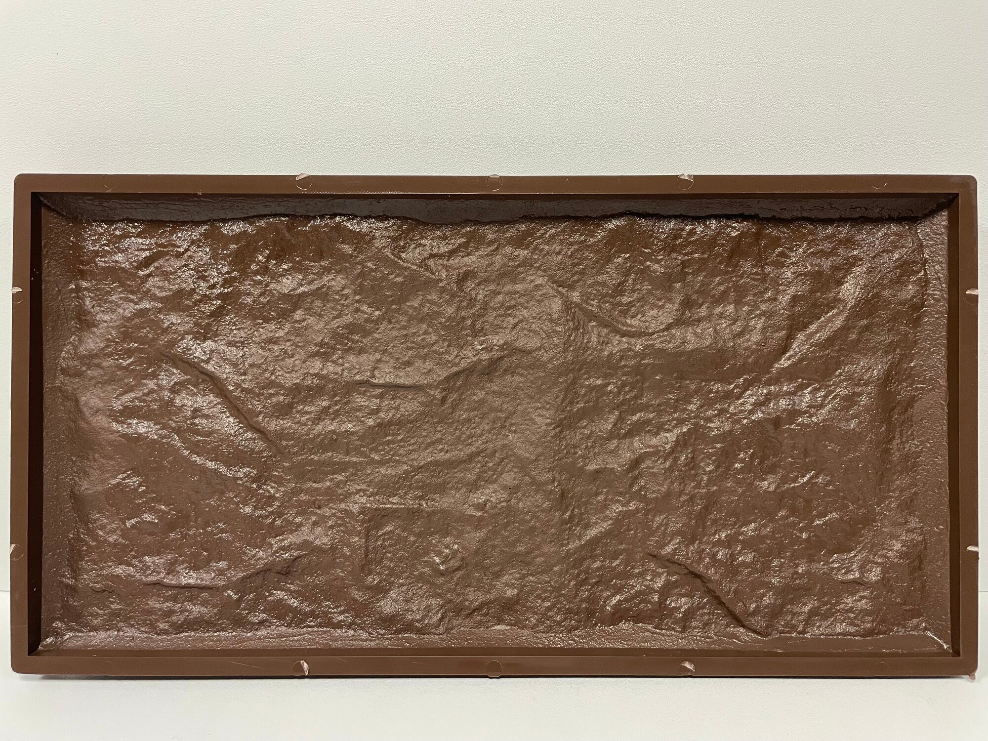 Форма для изготовления облицовочного камня Рваный камень , 28х57 см. 2 формы в комплекте