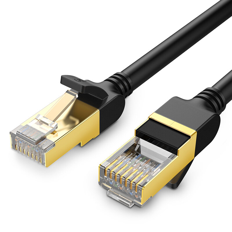 Кабель UGREEN NW107 (11273) Cat 7 F/FTP Lan Cable. Длина: 10м. Цвет: черный