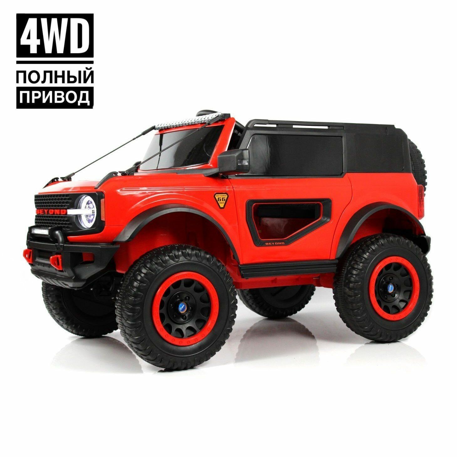 Электромобиль "Джип K999AM", полный привод, 12 V, 10 Ah, скорость до 7 км/ч