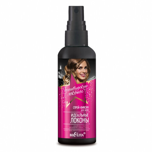 Спрей-фиксин для волос Белита, Голливудские локоны, Идеальные локоны, 150 мл