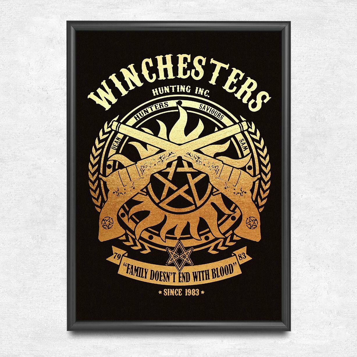 Постер Сверхъестественное / Плакат Supernatural Кольт
