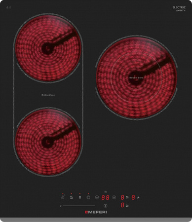 Электрическая варочная панель Meferi MEH453BK COMFORT PLUS