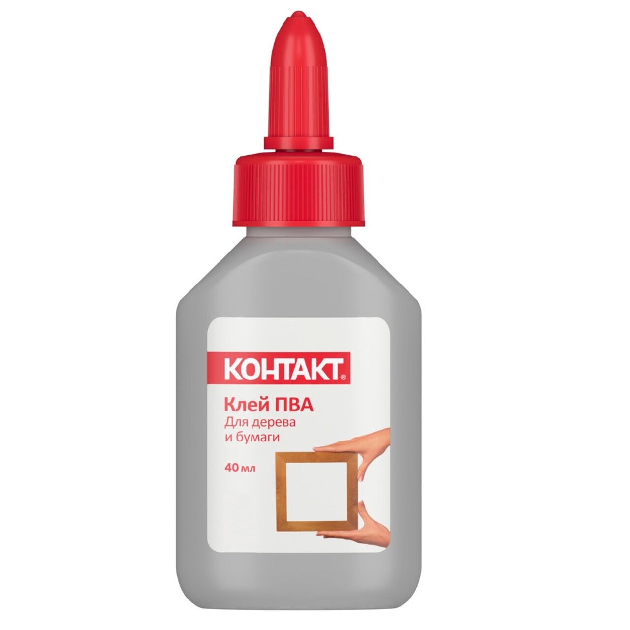 Контакт ПВА клей 40 мл универсальный для бумаги картона ткани мебели поделок и ремонта