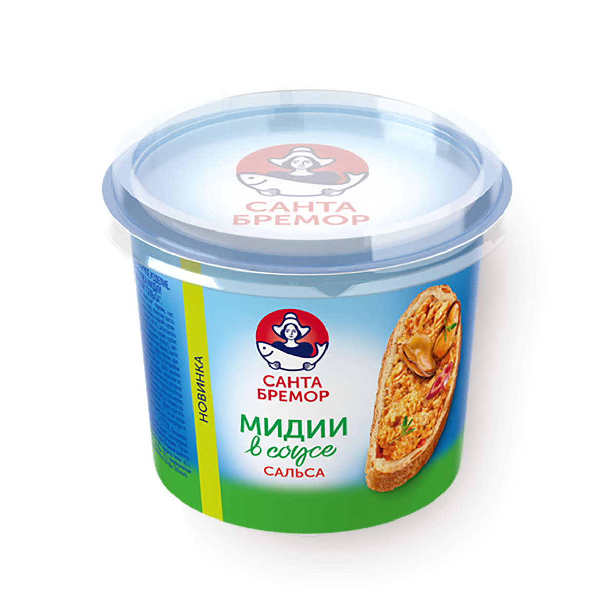 Паста Санта Бремор Сальса, из мяса чилийской мидии, 150 граммов