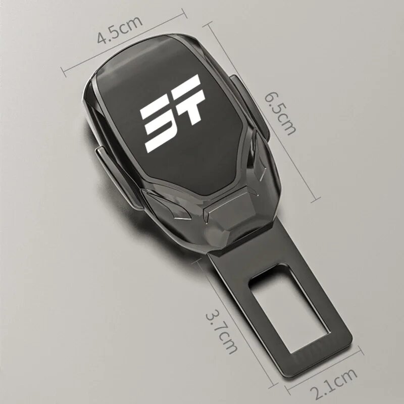 Удлинитель автомобильного ремня безопасности из сплава, пряжка, зажим для ремня безопасности, регулируемый удлинитель с логотипом T2 для Jetour T2 2023 2024, автомобильные аксессуары