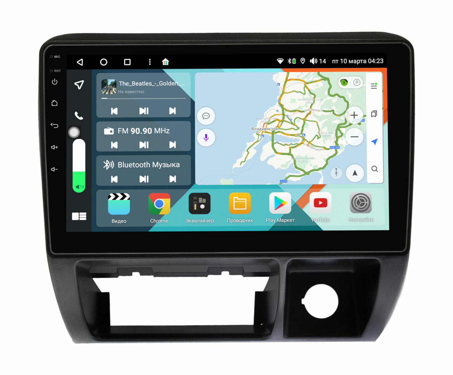 Магнитола Suzuki Jimny 1998 - 2005 9 дюймов, 4/64GB, 8 ядер, DSP, 4G, Android 10 / Wide Media