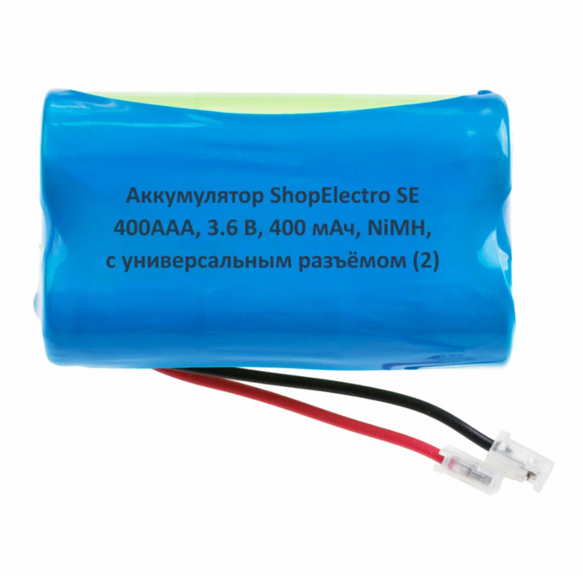 Аккумулятор ShopElectro SE 400АAА, 3.6 В, 400 мАч/ 3.6 V, 400 mAh, NiMH, с универсальным разъёмом (2)