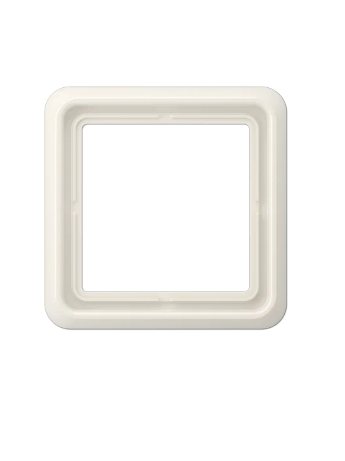 Рамка 1-постовая Jung CD581W, цвет - слоновая кость, дюропласт, для горизонтальной/вертикальной установки, CD 500