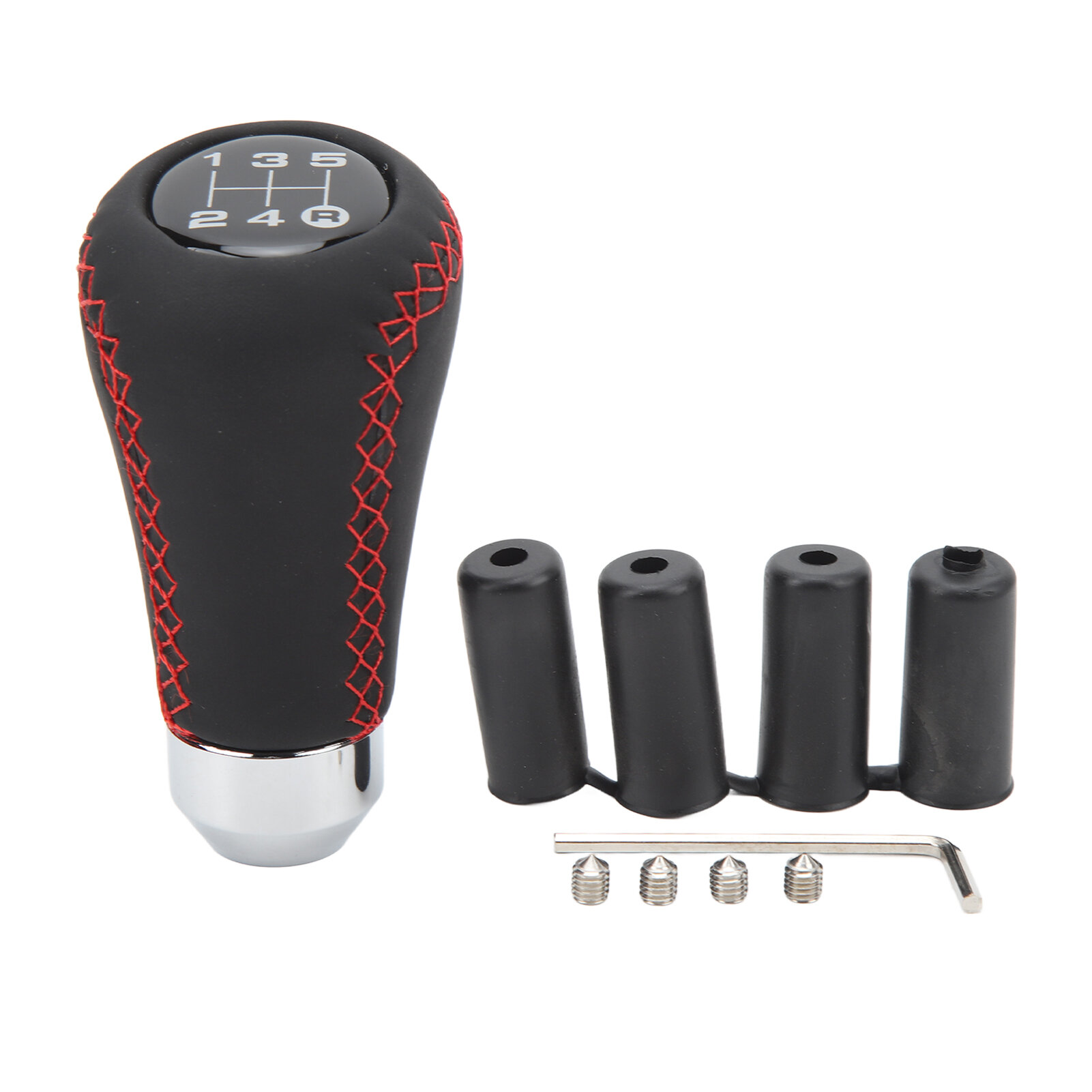 5-ступенчатая коробка передач, чувствительная, прочная ручка с 4 адаптерами, универсальная для автомобилей.