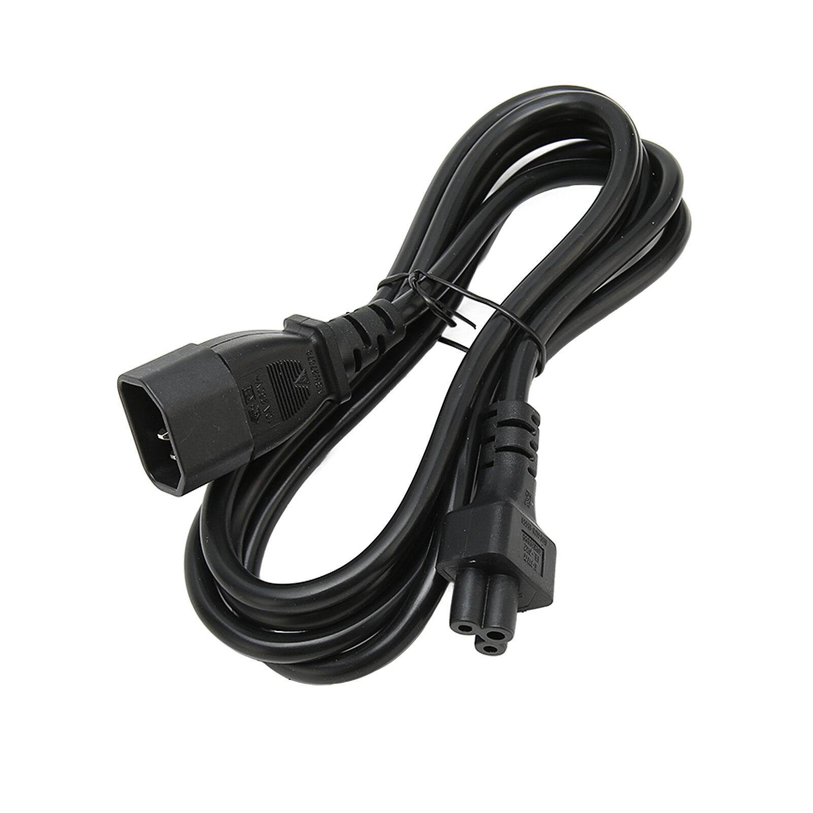 Кабель питания IEC320 C14 на IEC320 C5 IEC320 C14 мужской на IEC320 C5 женский 10A 250V 2500W 5.9ft 1.8m PVC