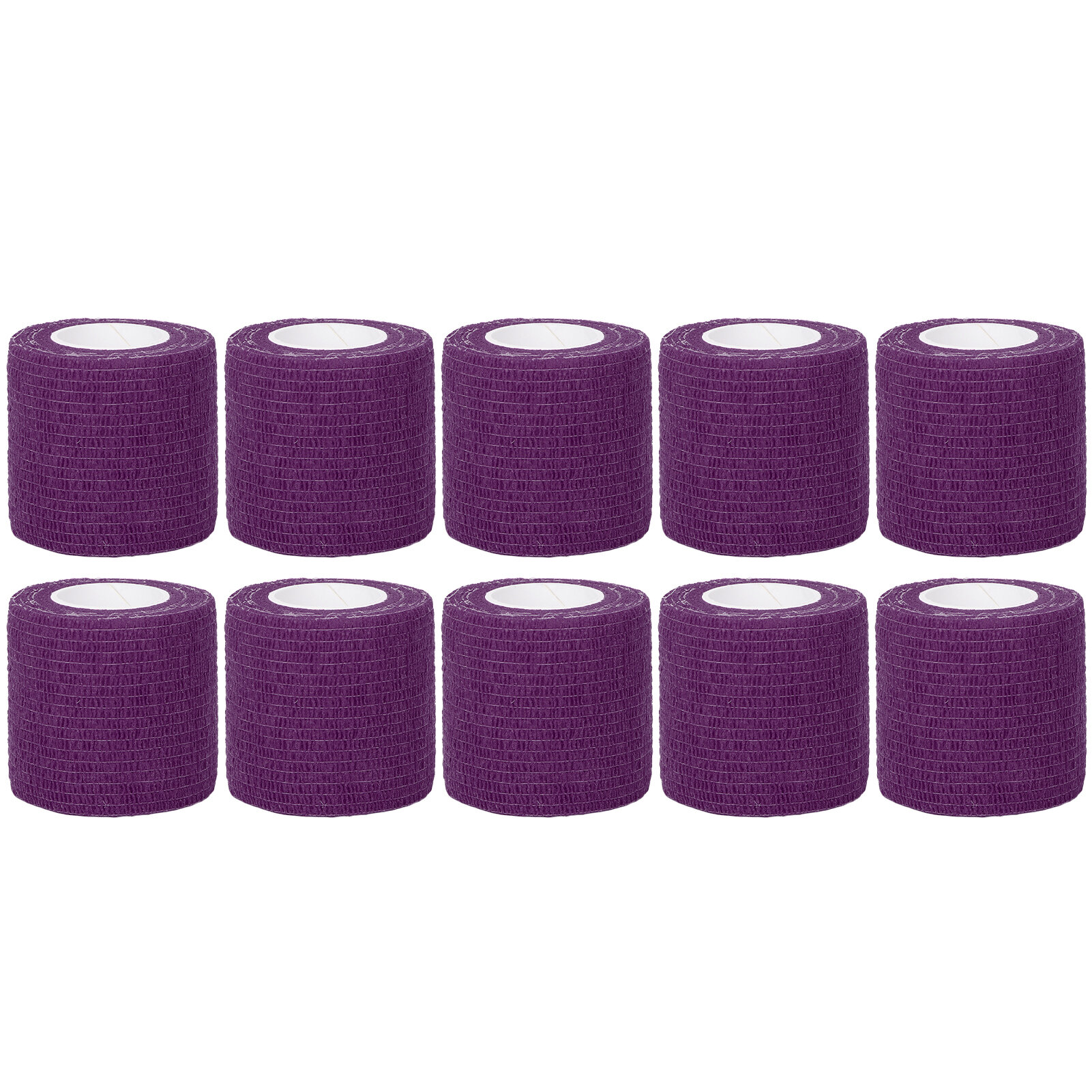 10 шт. многофункциональные одноразовые самоклеящиеся эластичные бинты ударопрочные противоскользящие ручки для татуировок фиолетовые
