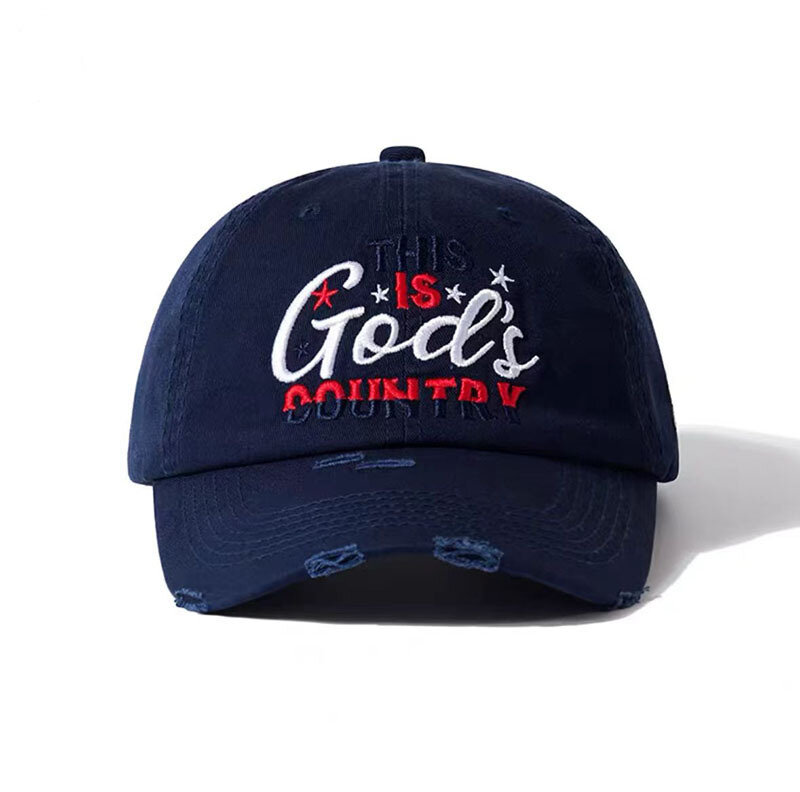 Бейсболка с вышитыми буквами, женская, стираная, состаренная, рваная, корейский стиль, универсальная, повседневная, мужская, кепка-утконос, модная брендовая шляпа