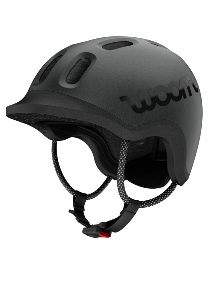 Детский шлем Woom READY Kids' Helmet charcoal metallic M