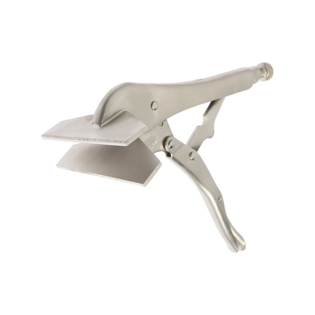 Зажим ручной тундра, широкий плоский захват, с фиксатором, 250 мм