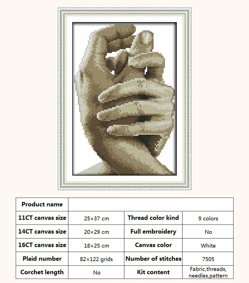 Наборы для вышивки крестом Joy Sunday Angel Baby Girl Beauty Series R975, 14CT picture printed