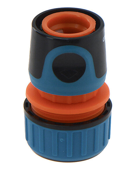 Соединитель 3/4″, быстросъём. с автостопом, для шланга, GRINDA
