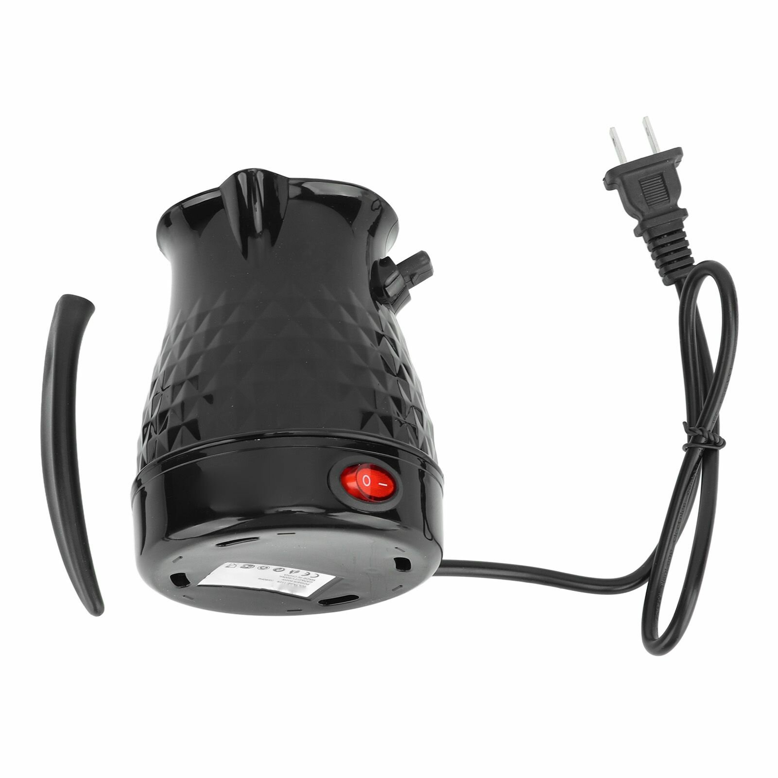 Электрическая кофеварка объемом 600 мл с функцией защиты от ожогов, системой равномерного нагрева и съемной ручкой для безопасного и легкого заваривания