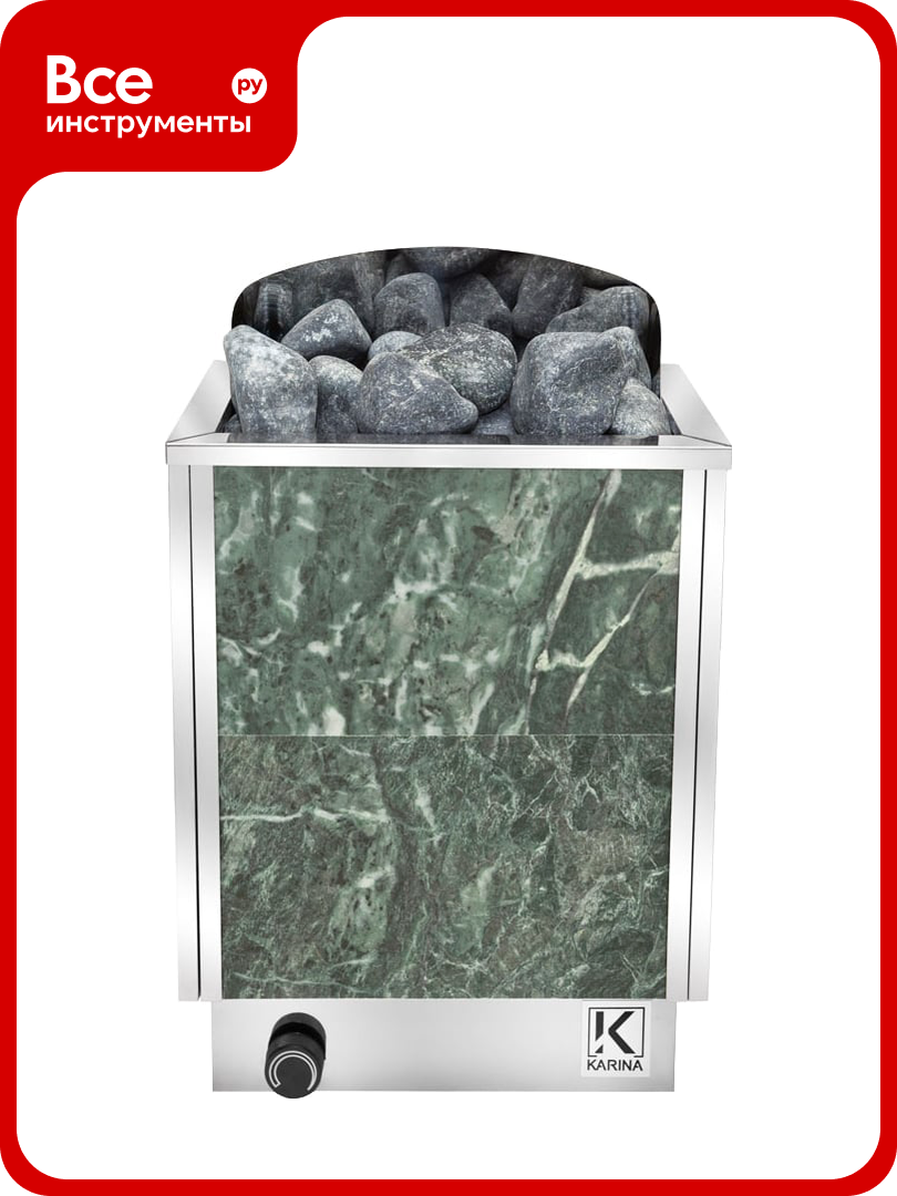 Электрическая печь Karina Trend 4,5 Змеевик Tr-4,5-220/380-Z, из змеевика