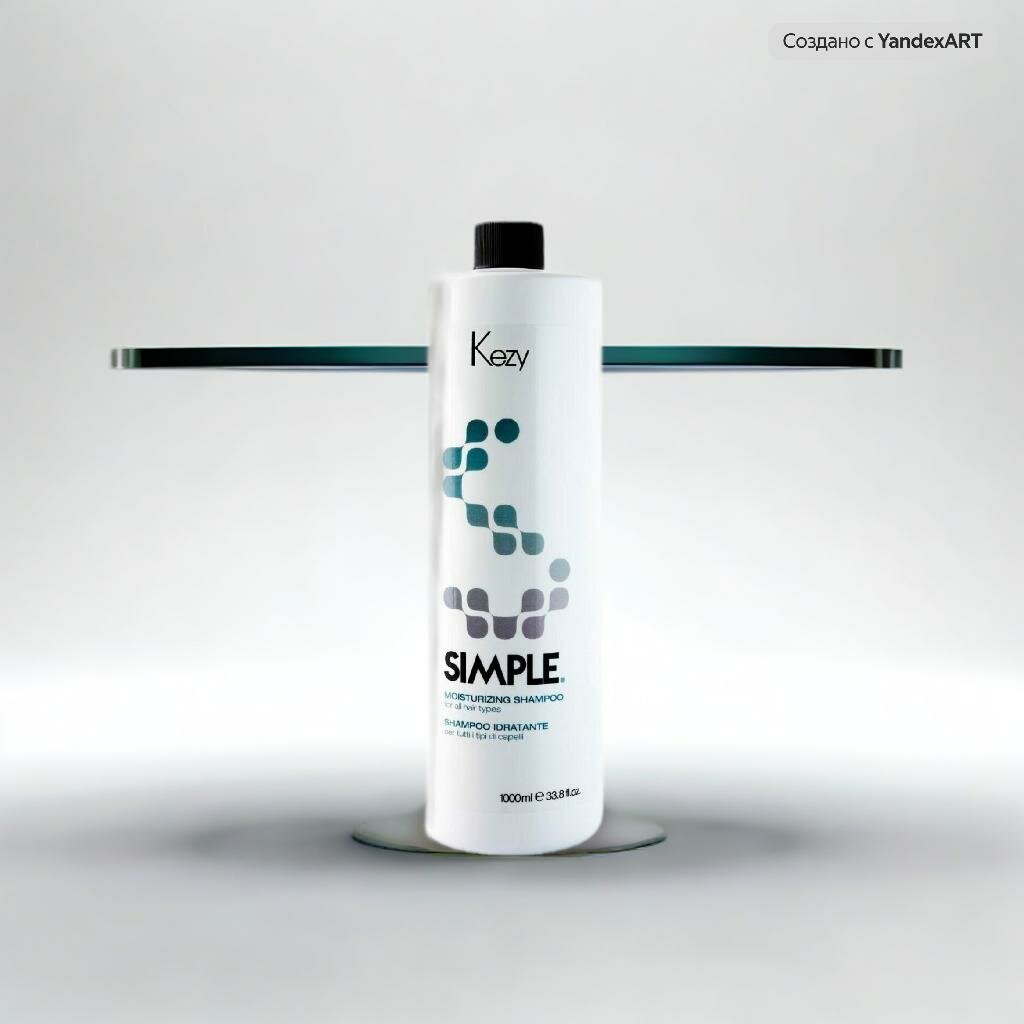 Шампунь увлажняющий для всех типов волос Kezy Simple, 1000мл