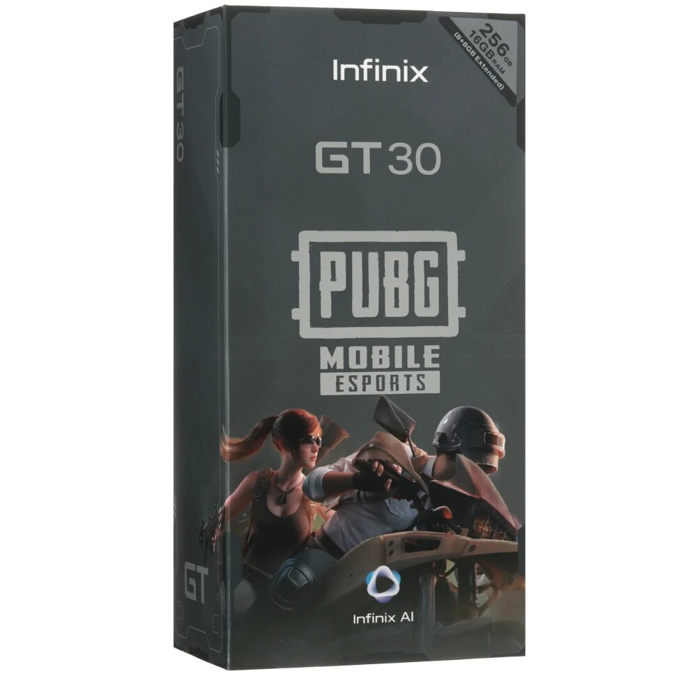 6.78" Смартфон Infinix GT 30 8/256 ГБ, AMOLED, NFC, 5G, 5500 мА*ч, Shadow Ash