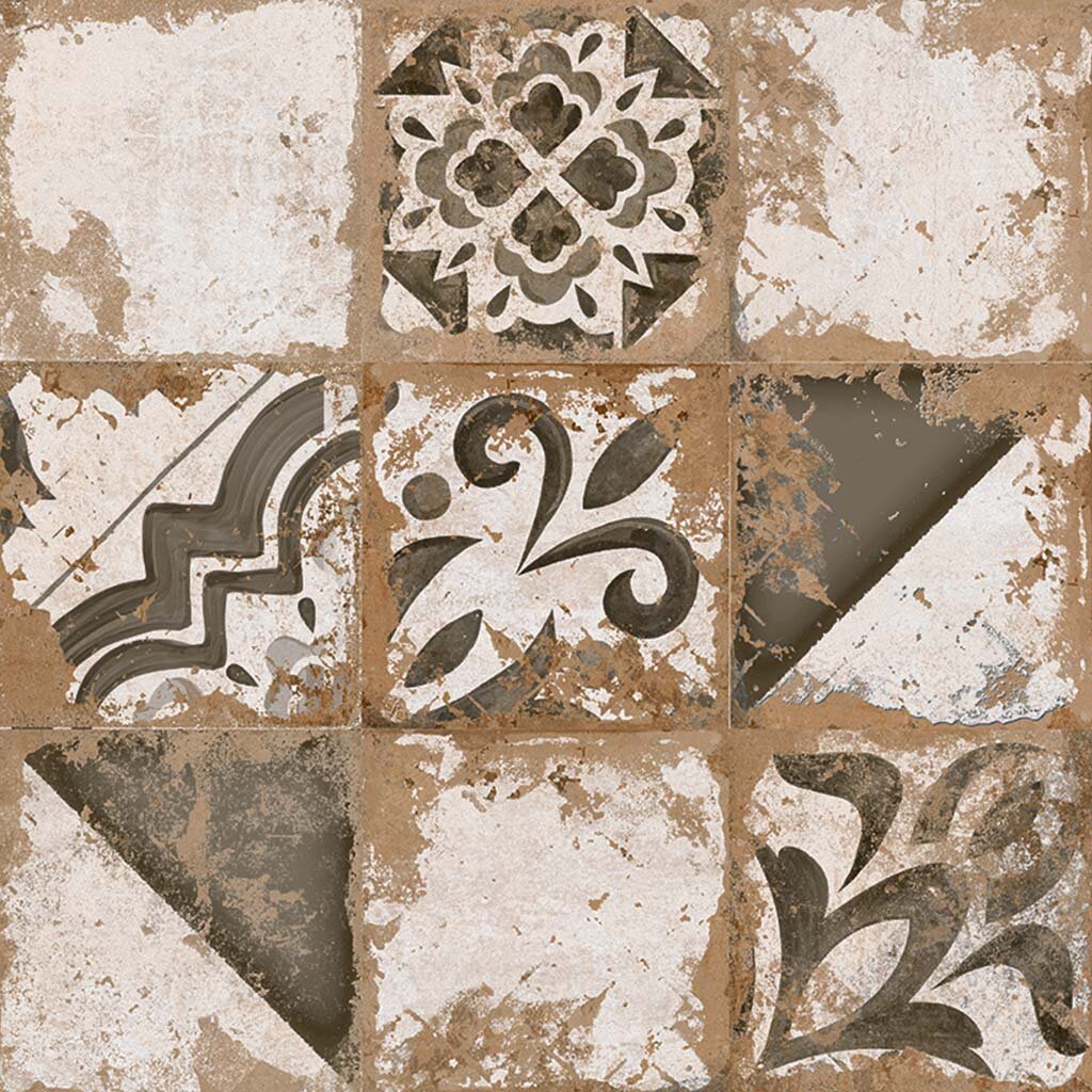 El Molino Керамогранит MEMORY 7 GRIS BRILLO глянц 58x58 10 мм арт. 78901608 (цена за 1 м2)