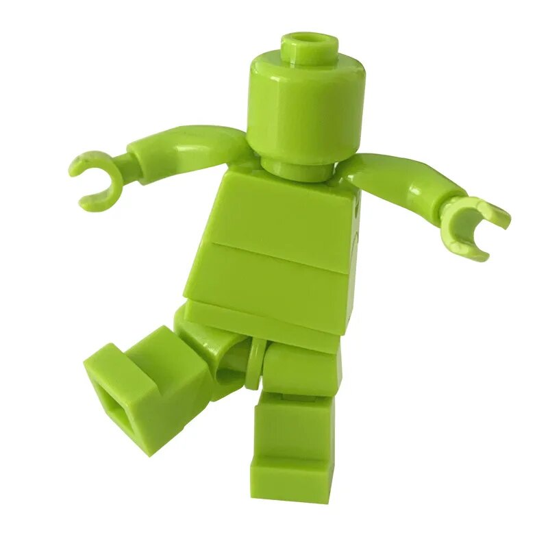 Лего фигурка, зеленый цвет, Bright Green