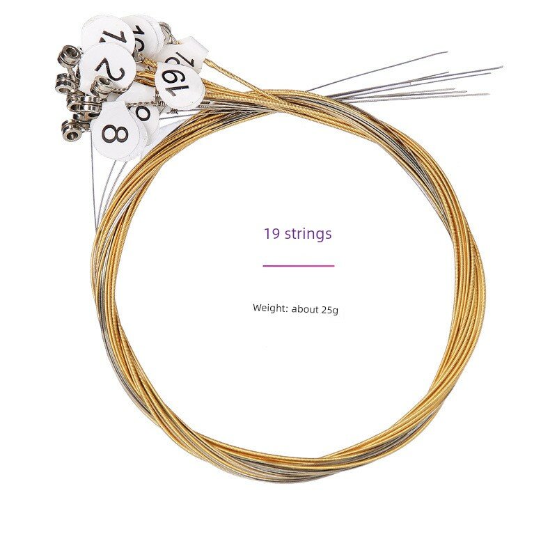 Струны для лиры 19-струнная комплект акустические медно-стальные аксессуары для малой арфы