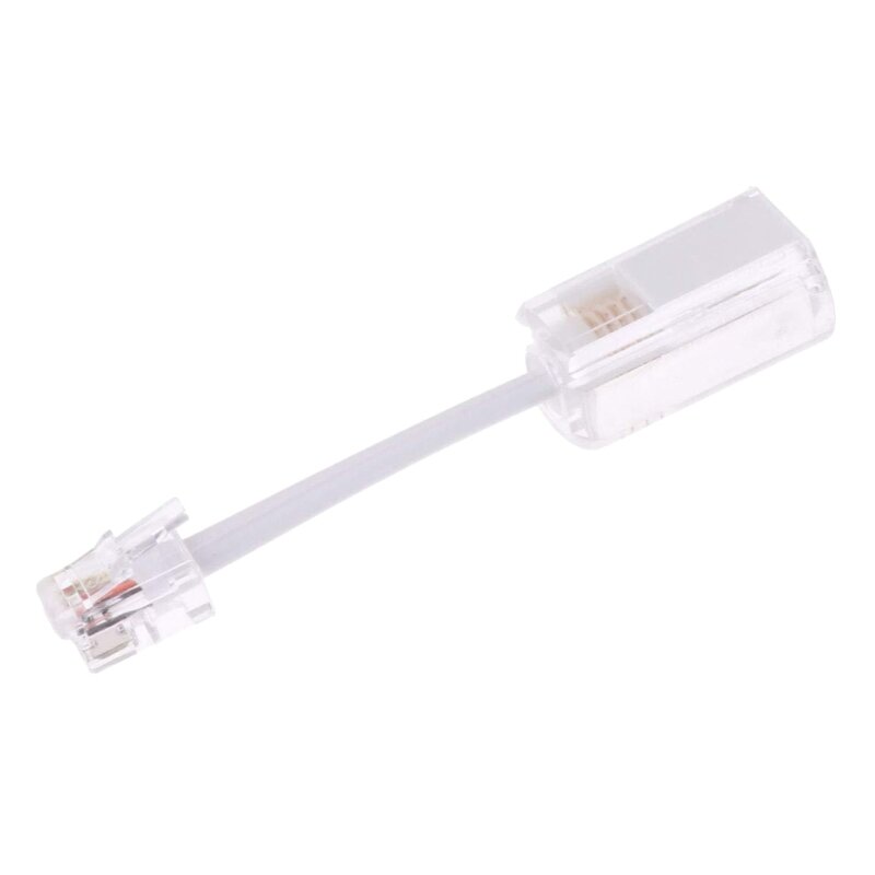 Телефонная вращающаяся головка с ручкой RJ9 для защиты кабеля от намотки устройство для защиты телефонной линии от намотки-белый