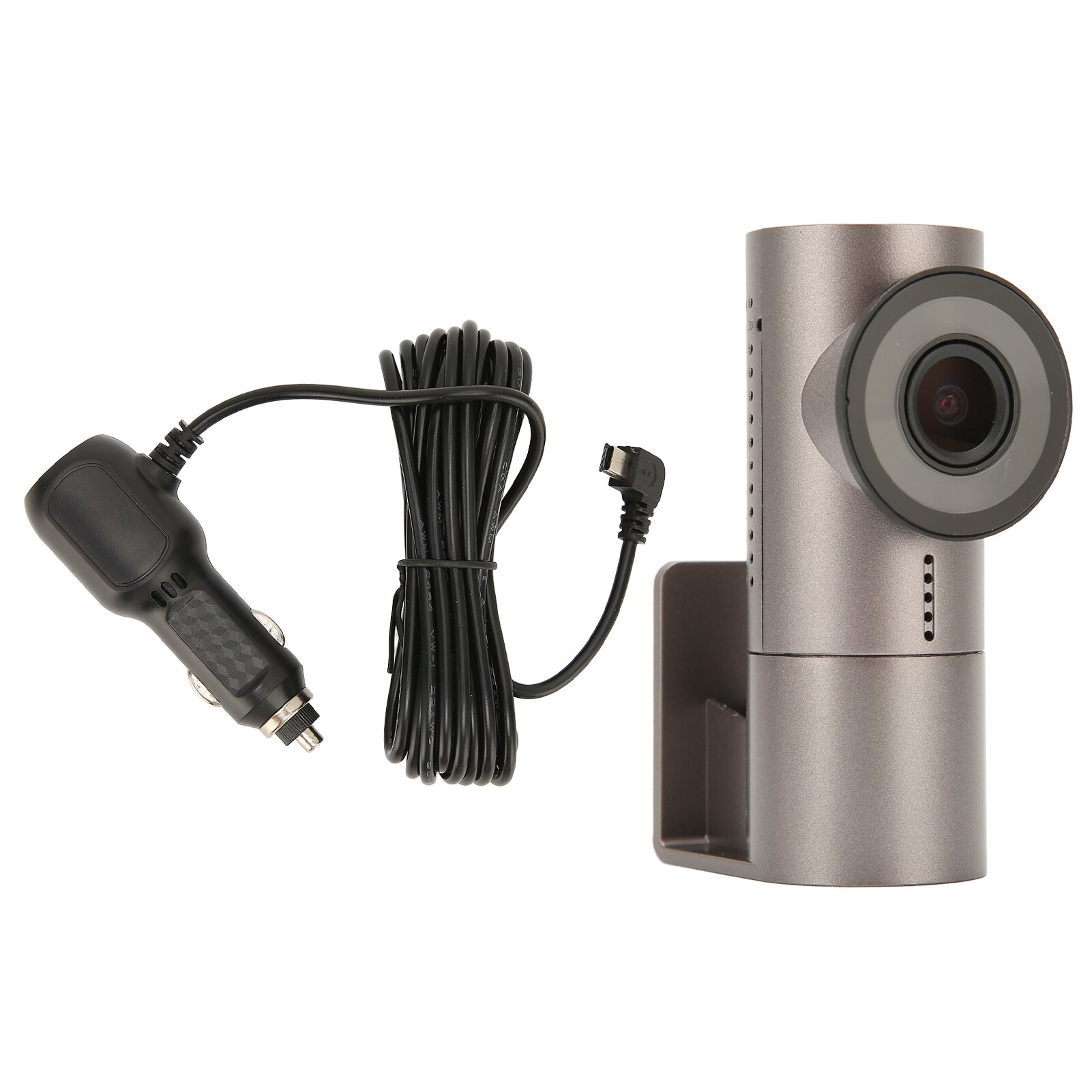 Автомобильный видеорегистратор с ночным видением, G-сенсором, циклической записью и возможностью подключения к телефону.