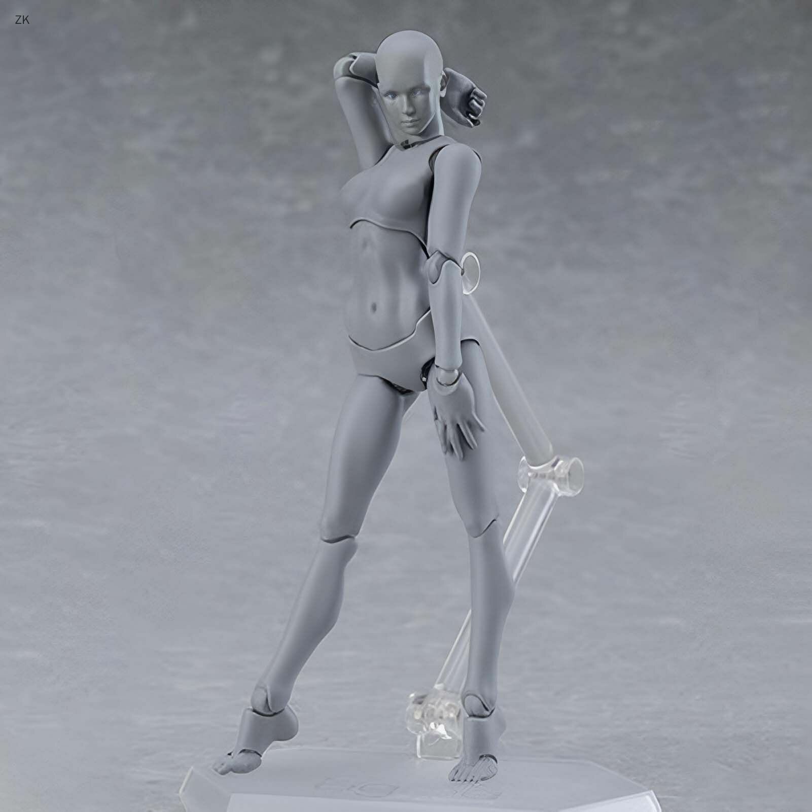 Фигурка-манекен Body Kun SHF, подвижная модель для рисования из ПВХ