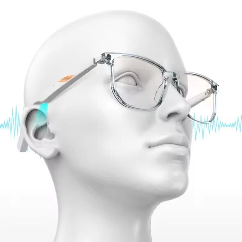 Smart Bluetooth Glasses Music Playback Earphone BT Call Music Play Headset Intelligent Eyeglasses H2-C Wearable Glasses