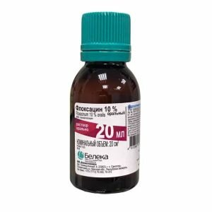 Флоксацин 10%, 1 шт 20 мл