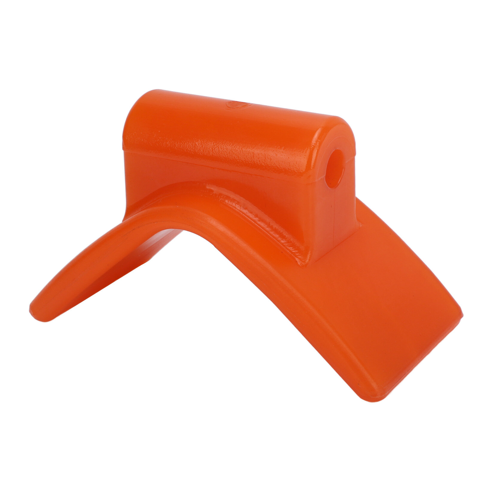 Носовой упор для лодочного прицепа шириной 3 дюйма, монтажное отверстие 1/2 дюйма, V-образный пролет 5,3 дюйма, прочный оранжевый V-образный блок для безопасной перевозки лодок