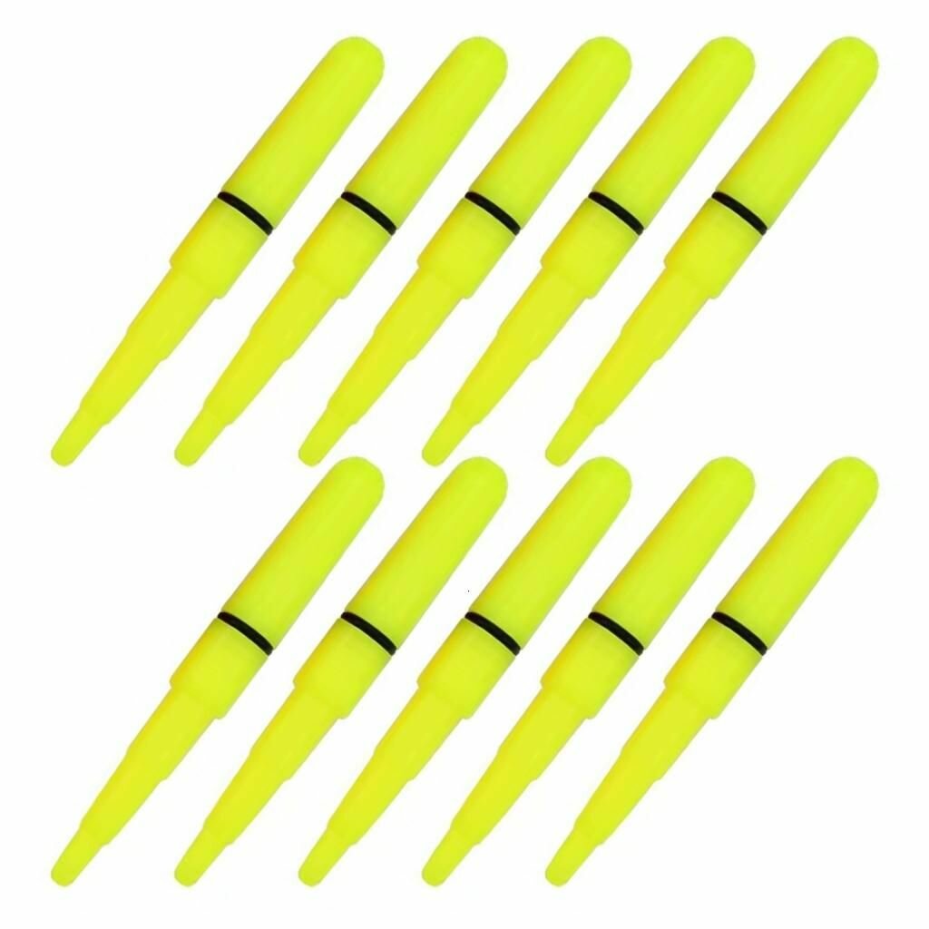 Светящиеся палочки для рыбалки, - Круглая головка желтого цвета