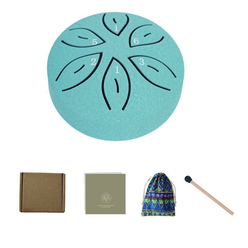 Барабан , 7.9 см 6 нот музыкальный инструмент / расслабляющий барабан для медитации