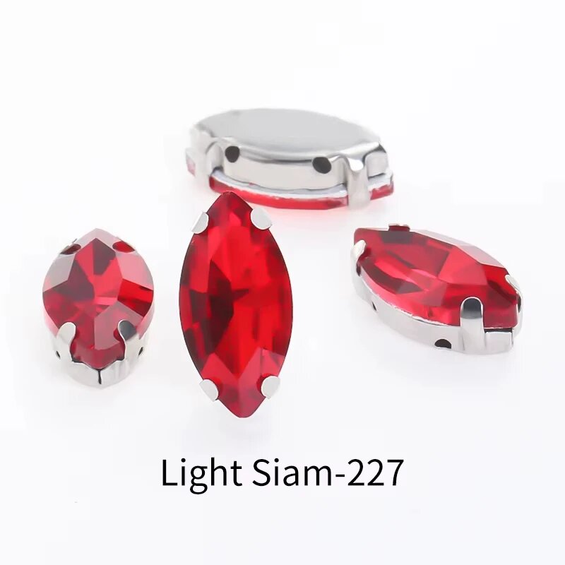 Стразы PIPATIAN 5x10mm, silver 227, 50шт