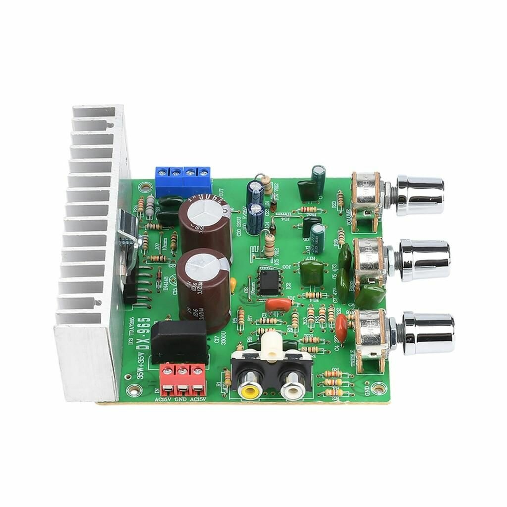 Hifi плата усилителя мощности TDA7265 12-15V с предусилителем 4558 2.0 канала, модуль звукового усилителя