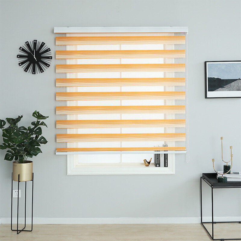 Заводская прямая поставка. Высококачественные градиентные цветные полупрозрачные и полные светонепроницаемые шторы для офиса, дома и ванной комнаты. Рулонные шторы.