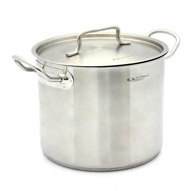 Кастрюля нерж 2.0Л общепит МЕТ/КР ТРС катунь