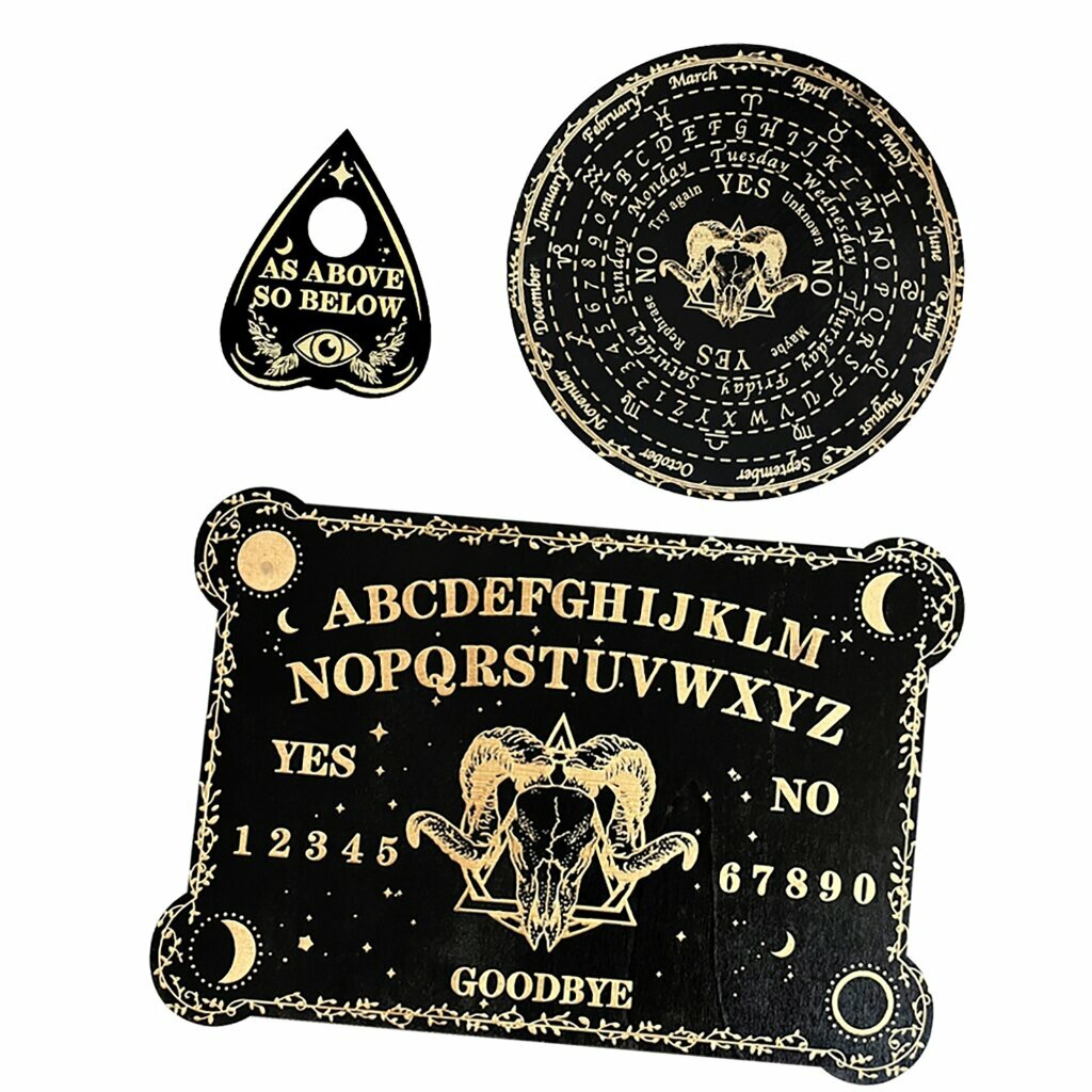 Доска для гадания и лозоходства Метафизическое послание Колдовство Дерево Викканский маятник принятия решений