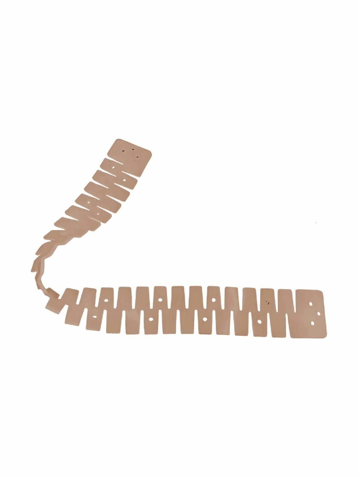 Гибкая силиконовая линейка для подгибки ткани, Коричневый