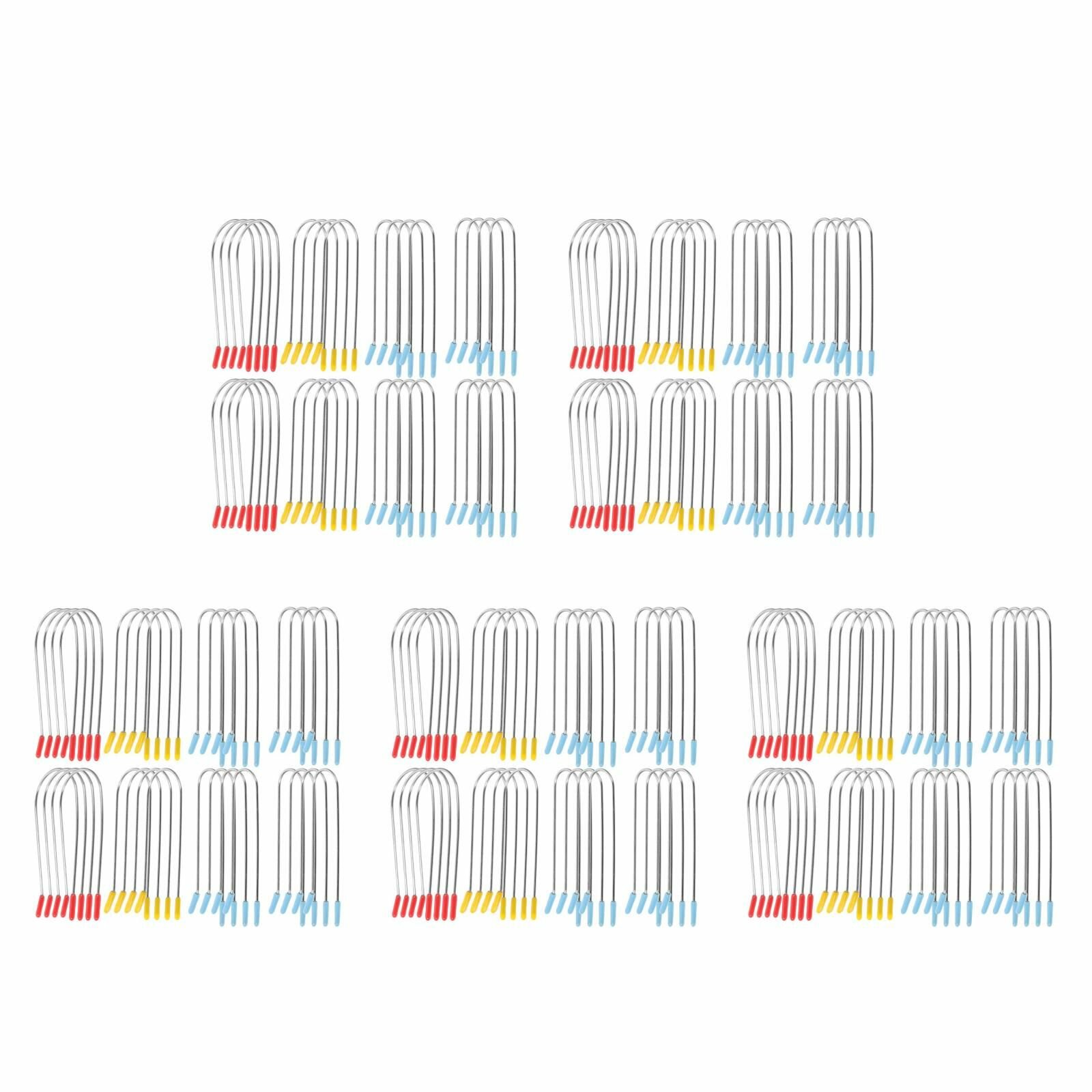 Набор из 32 разноцветных зажимов из нержавеющей стали для горячих плойок, для создания локонов и быстрой укладки