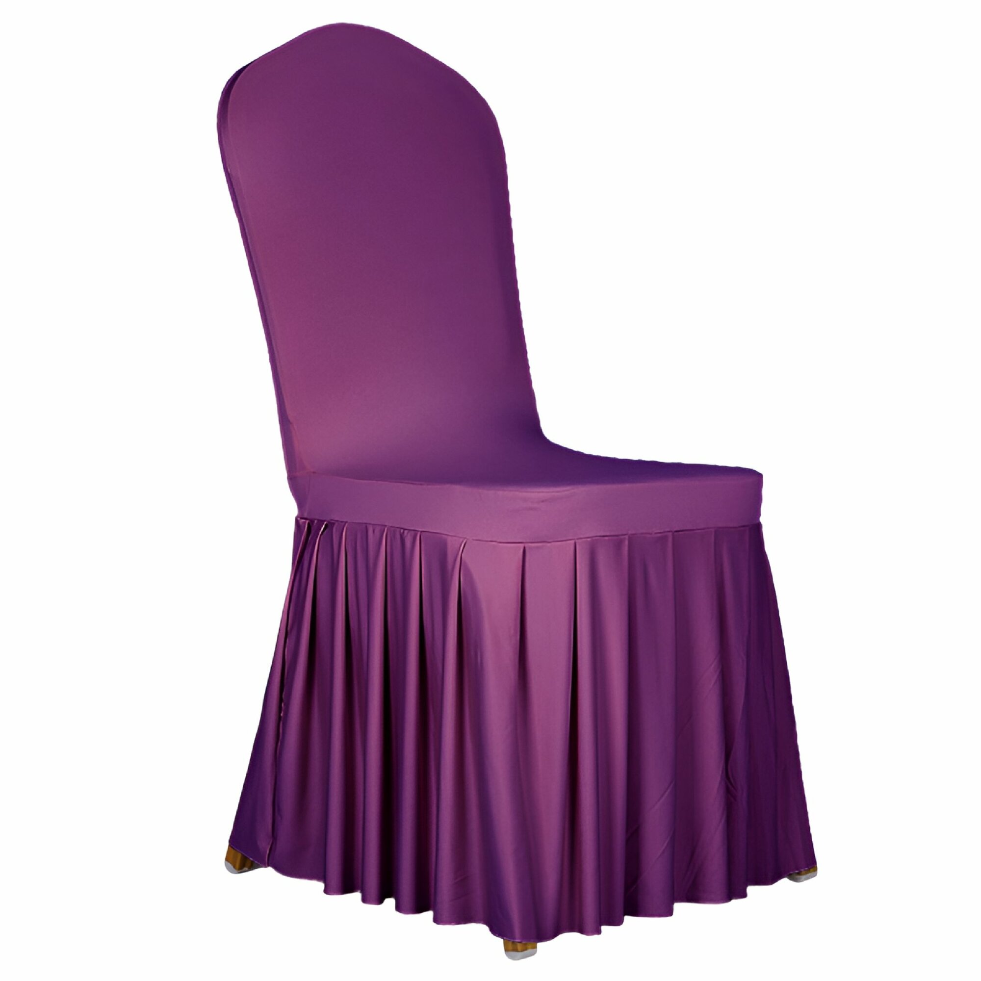 Stretchy Чехол для стула с длинной юбкой, съемный и моющийся, универсальный анти-загрязняющий для столовых стульев, для дома и вечеринки