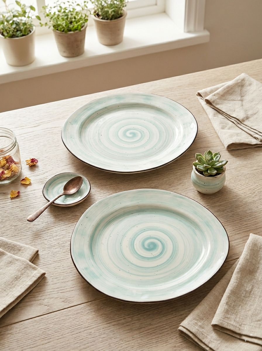 Тарелки 2 шт Ocean Fusion, овальные 26,5х22,5 см, фарфор, P.L. Proff Cuisine