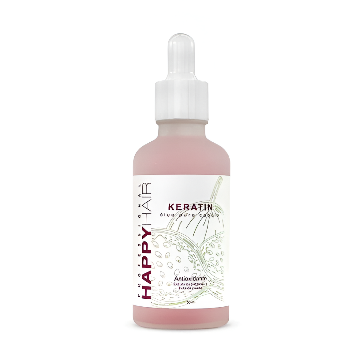 Масло для волос маракуйи и пачули Happy Hair Keratin 50 мл
