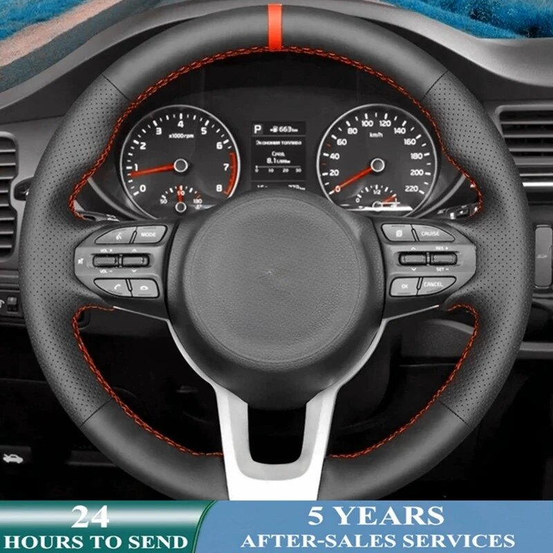 Оплетка руля Red Thread Kia Rio, Picanto, Morning 2017-2020